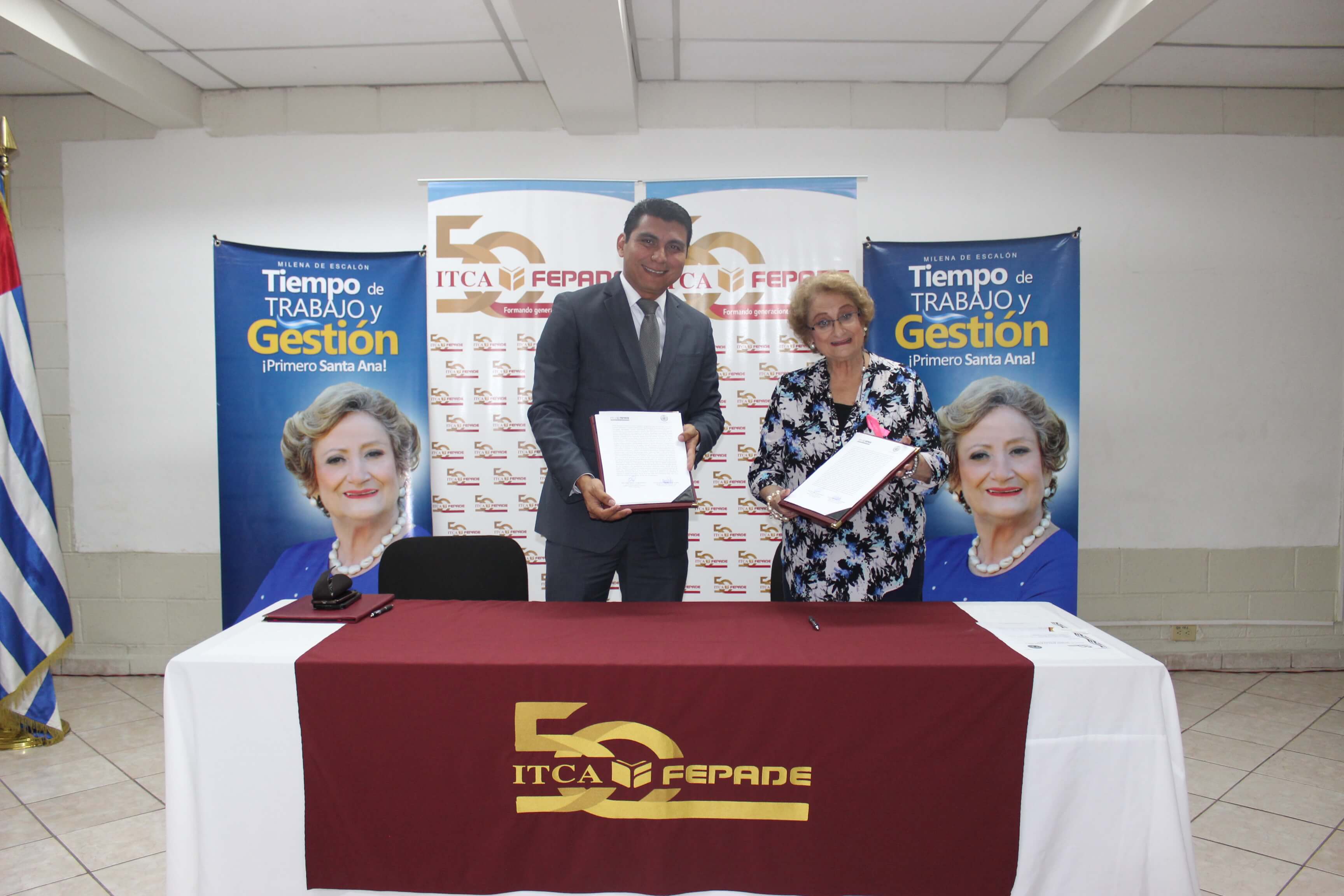 FIRMA DE CONVENIO ENTRE ITCA-FEPADE Y LA ALCALDÍA DE SANTA ANA | ITCA ...